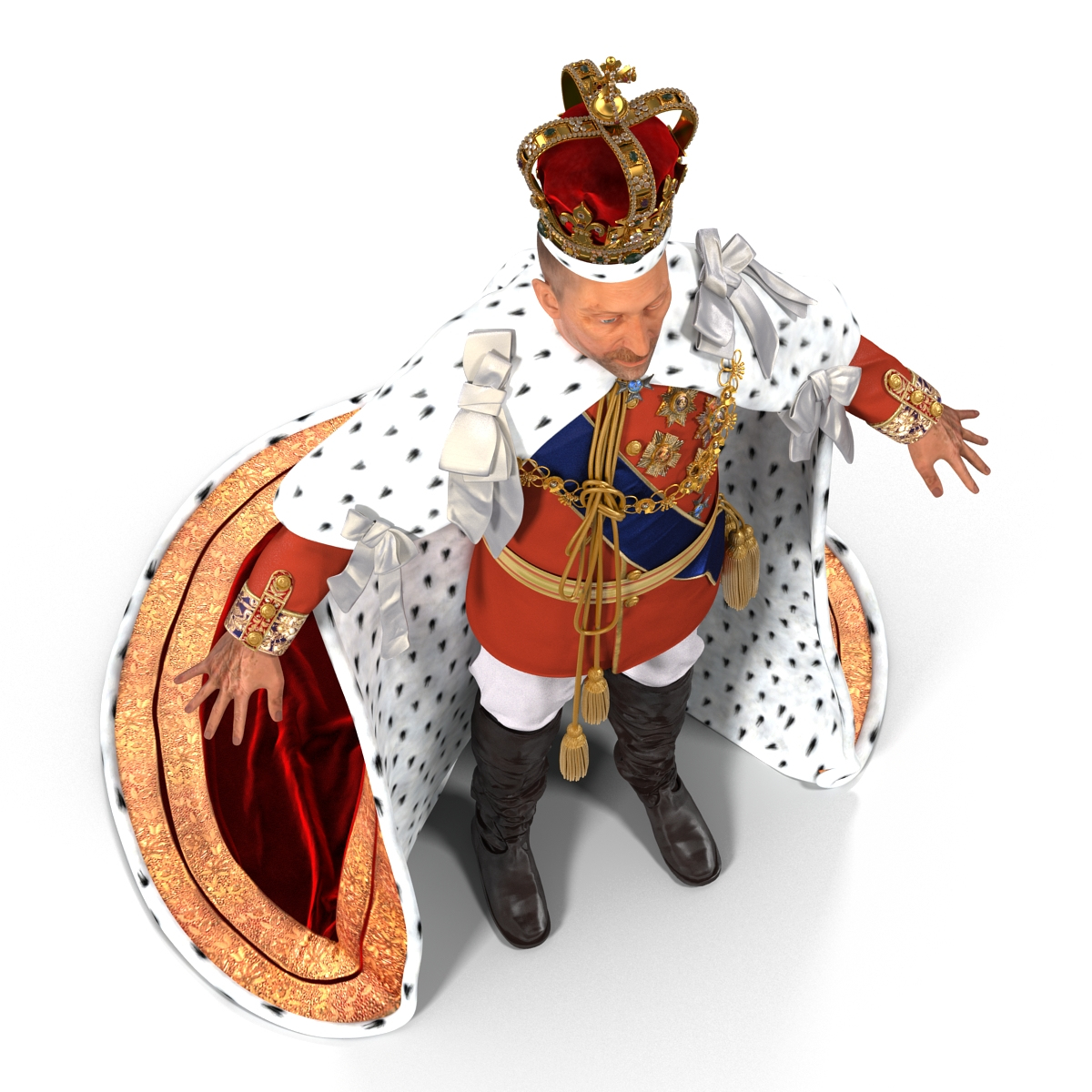 3d king model