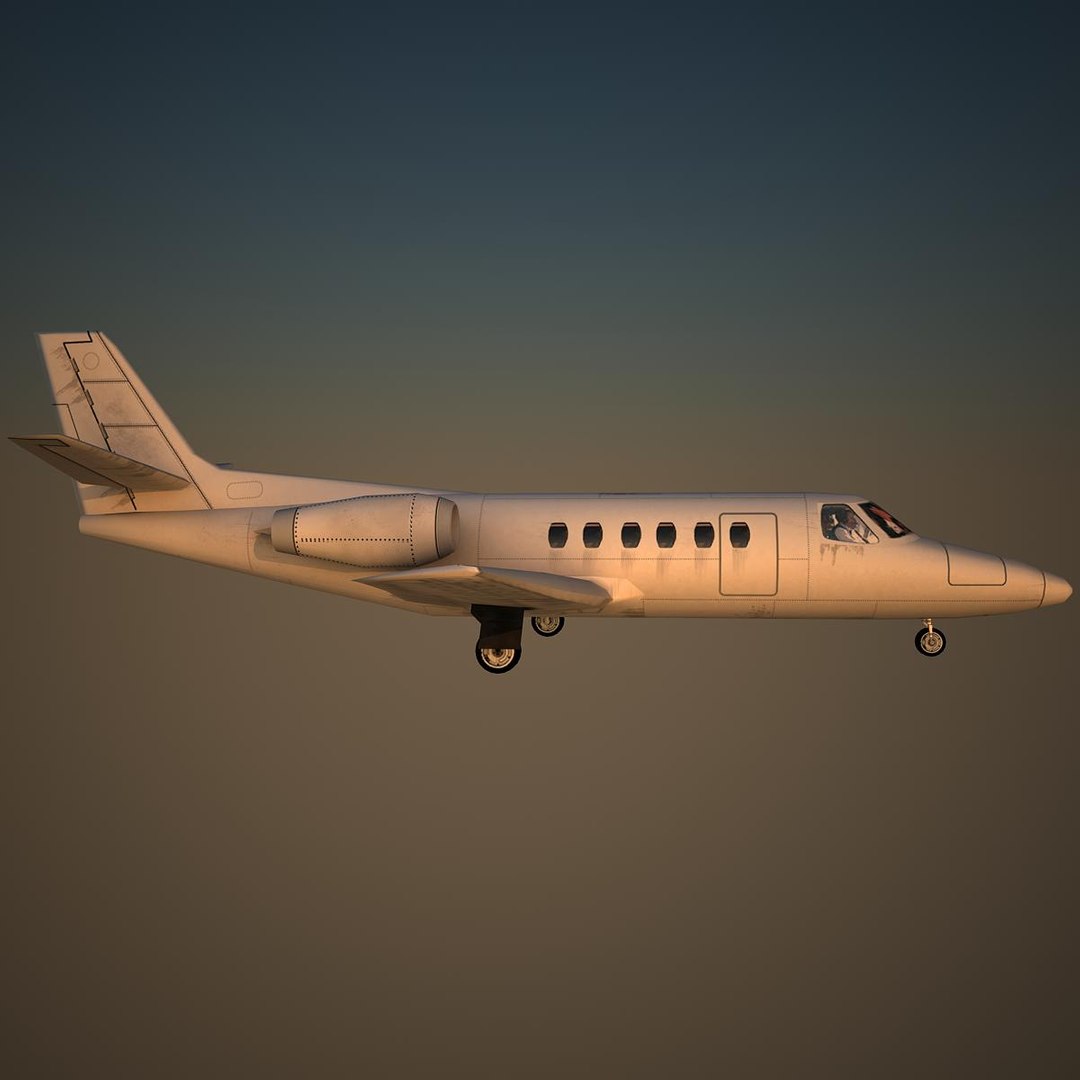 3d Cessna 550 Model