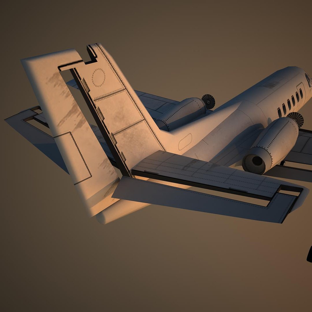 3d Cessna 550 Model
