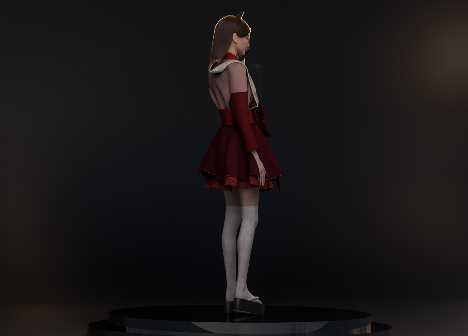 3D Model Kitsune - Gamer Ready - TurboSquid 2081064