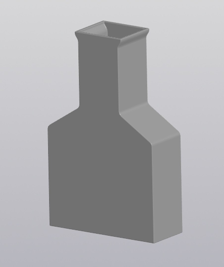 Flat Vase 3D Model - TurboSquid 1956592