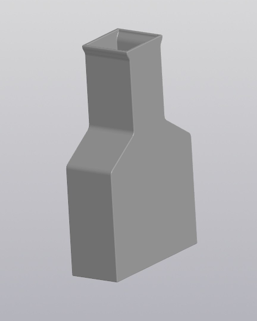Flat Vase 3D Model - TurboSquid 1956592