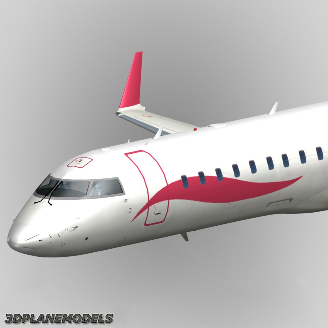 Bombardier Crj-700 Cr Airways 3d Max