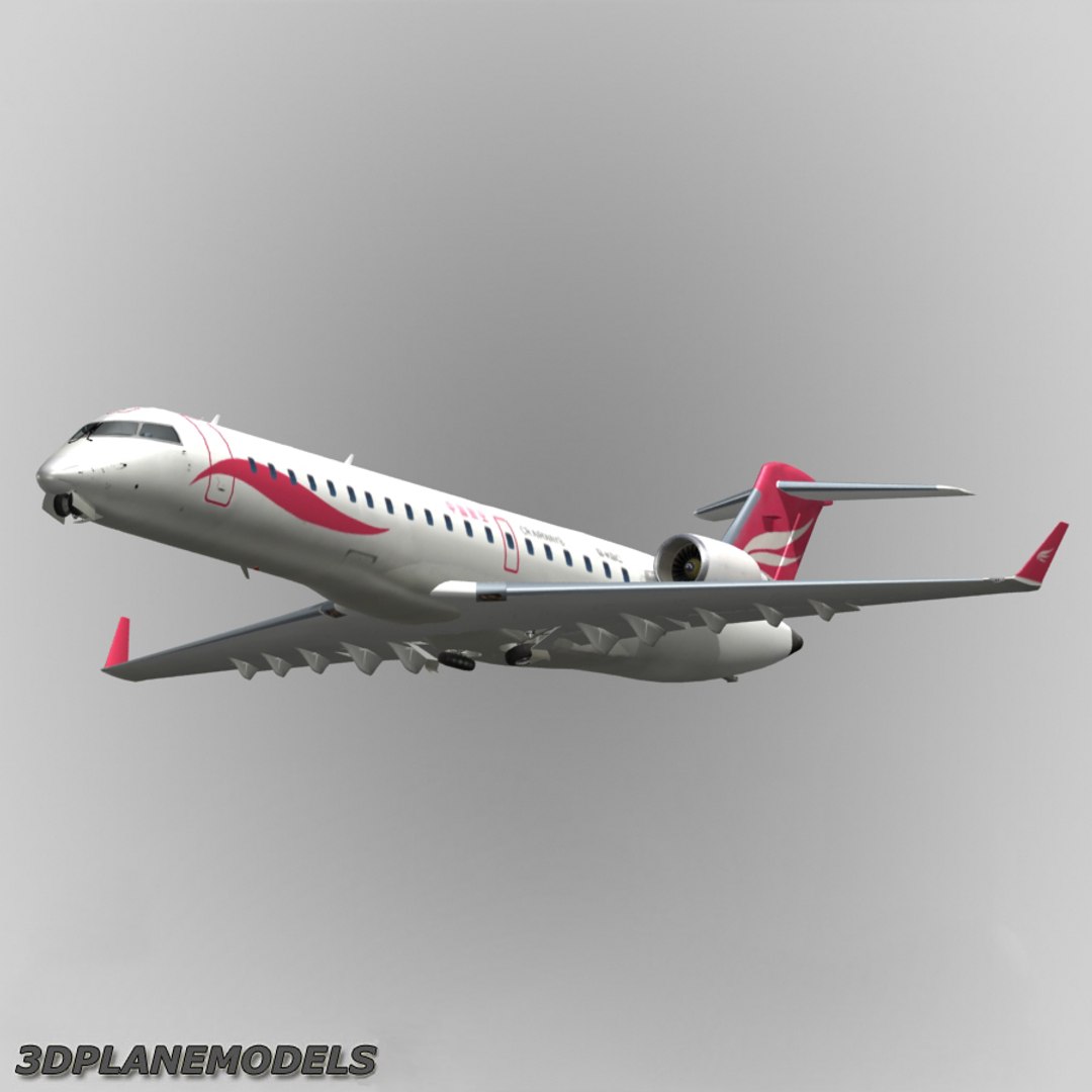 Bombardier Crj-700 Cr Airways 3d Max