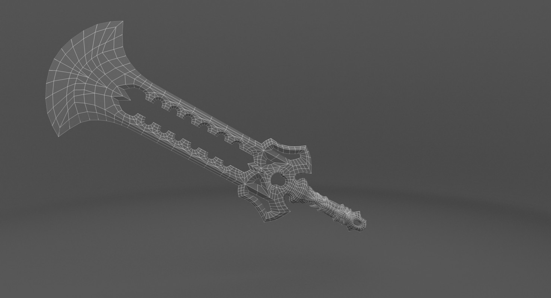 Wide sword fantasy 3D - TurboSquid 1227467