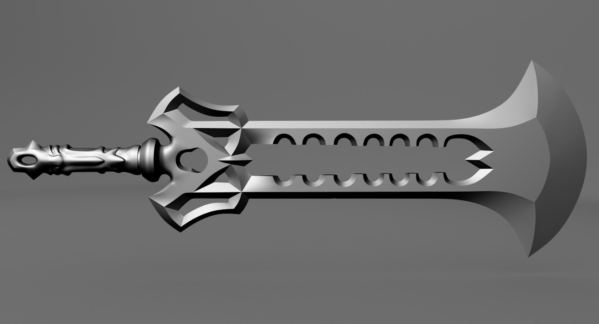 Wide sword fantasy 3D - TurboSquid 1227467