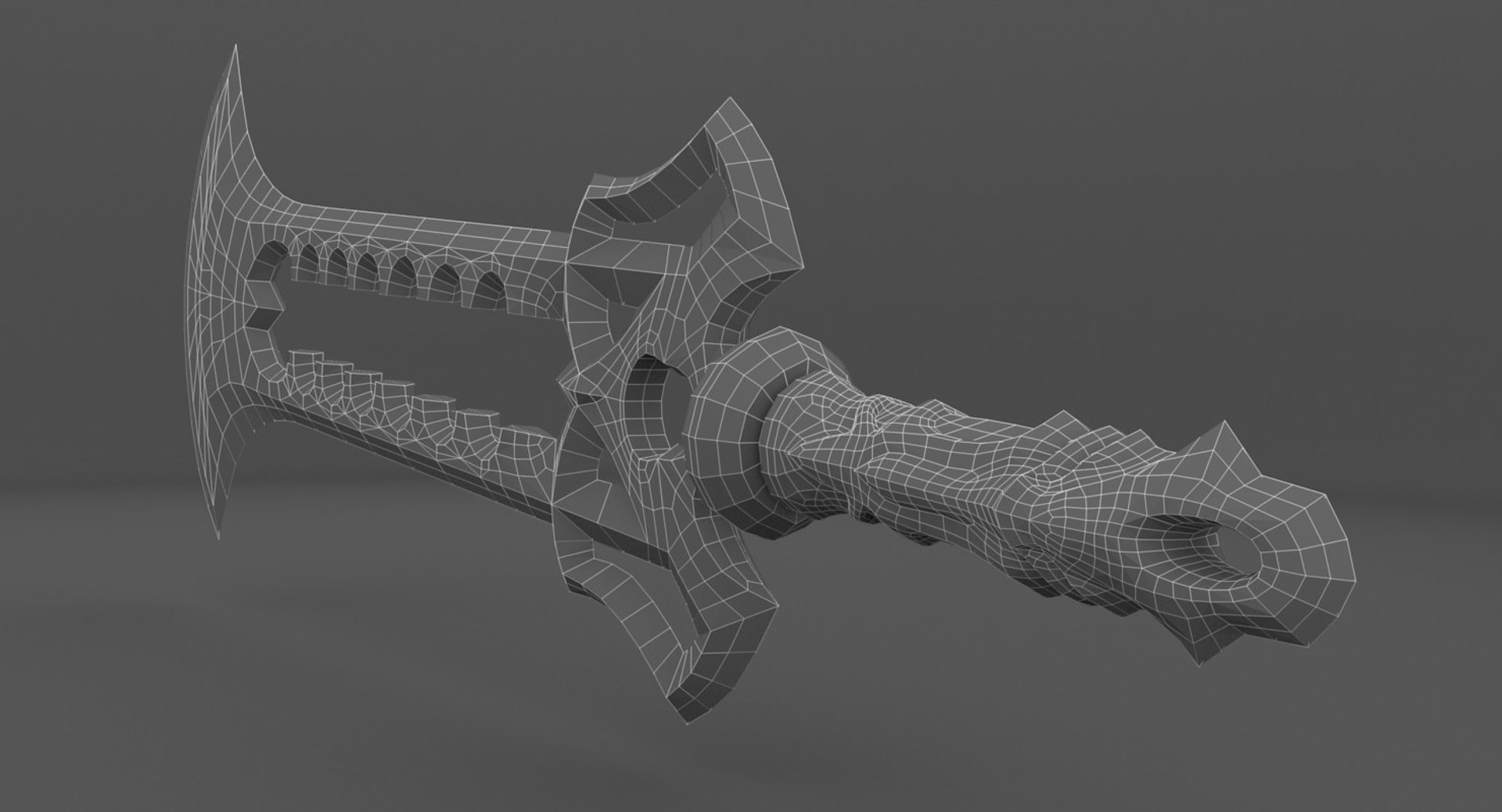 Wide sword fantasy 3D - TurboSquid 1227467