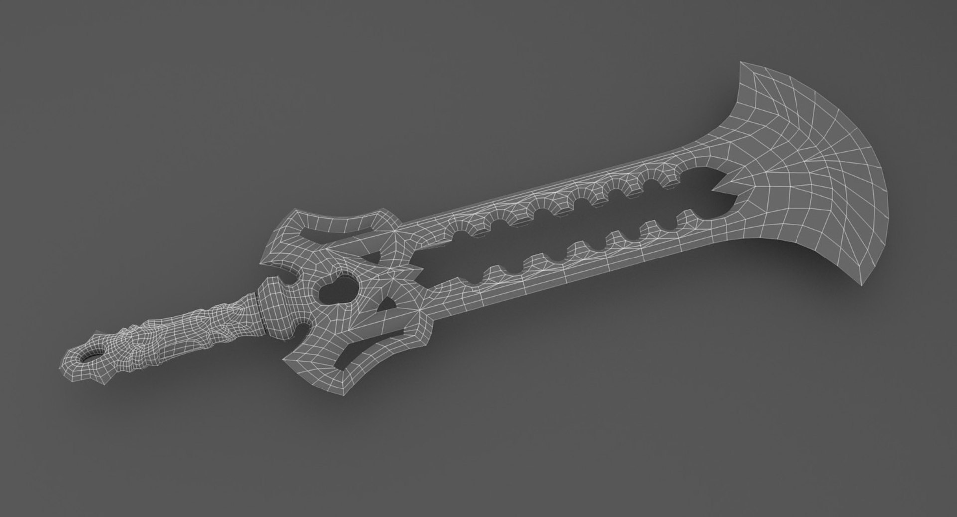 Wide sword fantasy 3D - TurboSquid 1227467