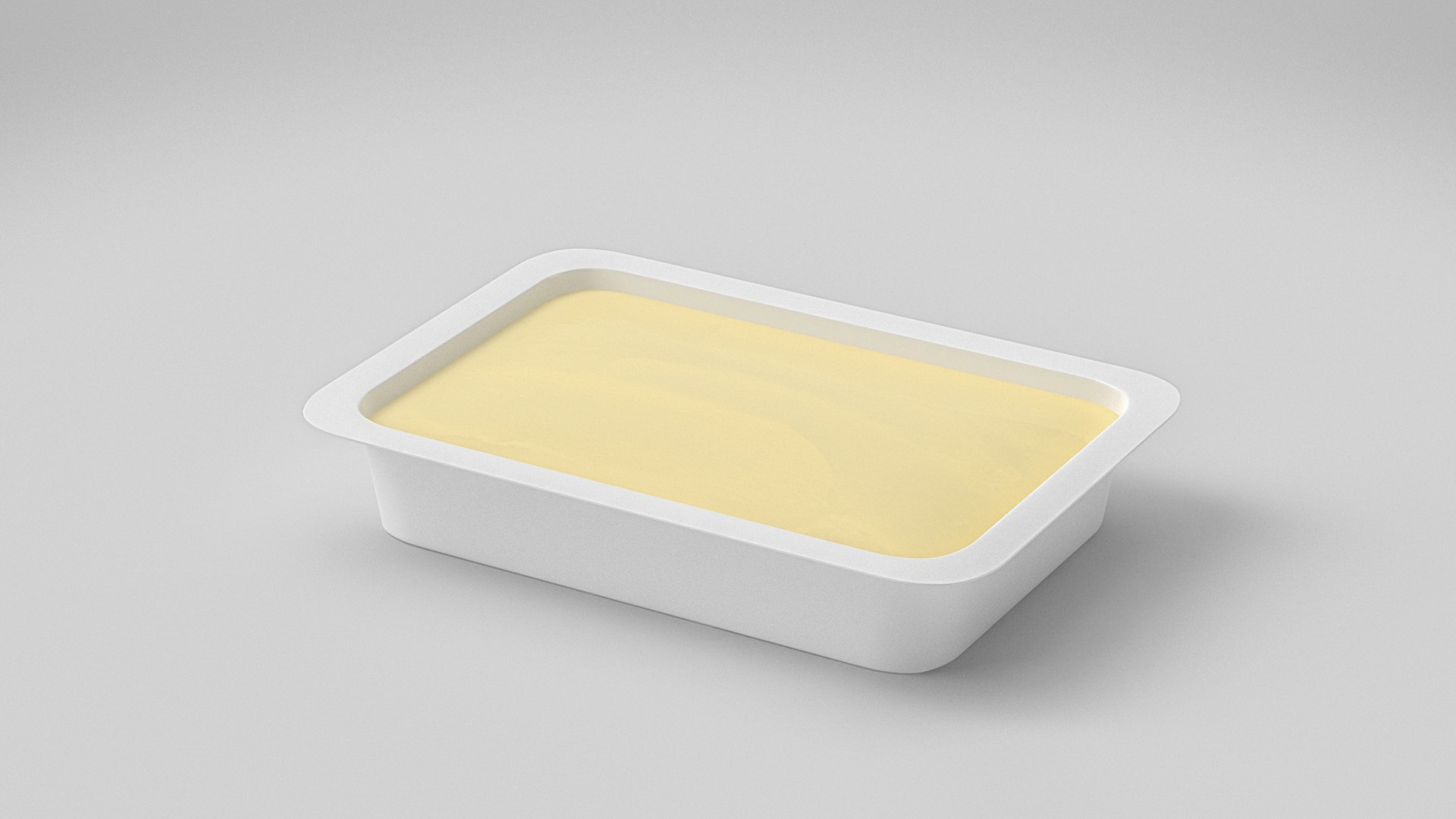 Editable Butter Mini Portions 3D Model - TurboSquid 1662073