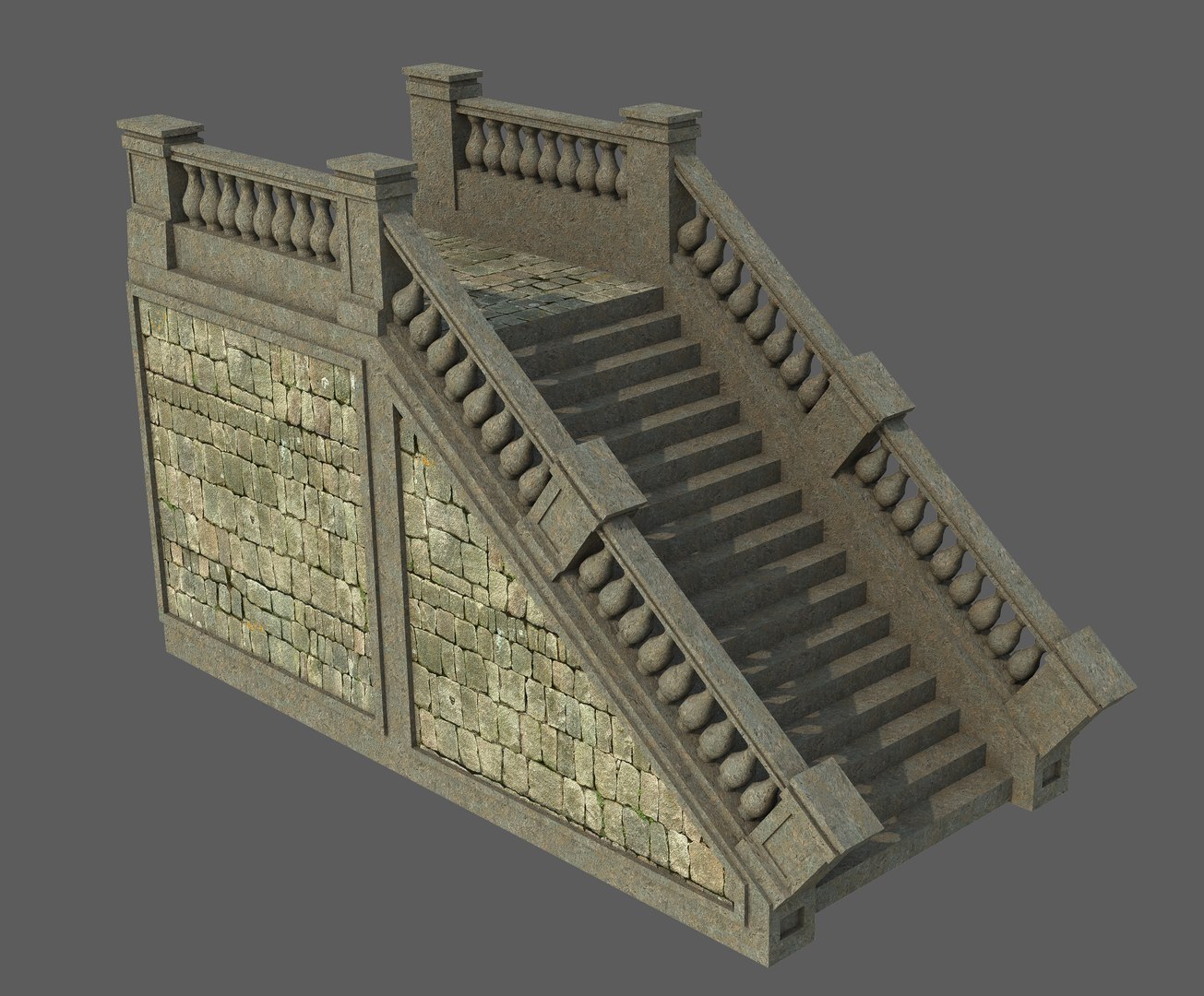 Stairs Medieval Model - TurboSquid 1681588