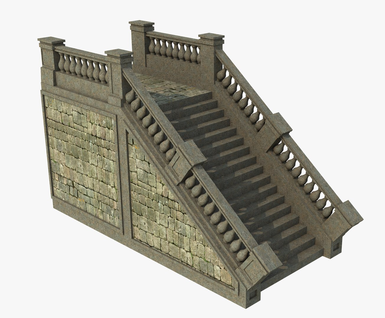 Stairs Medieval Model - TurboSquid 1681588
