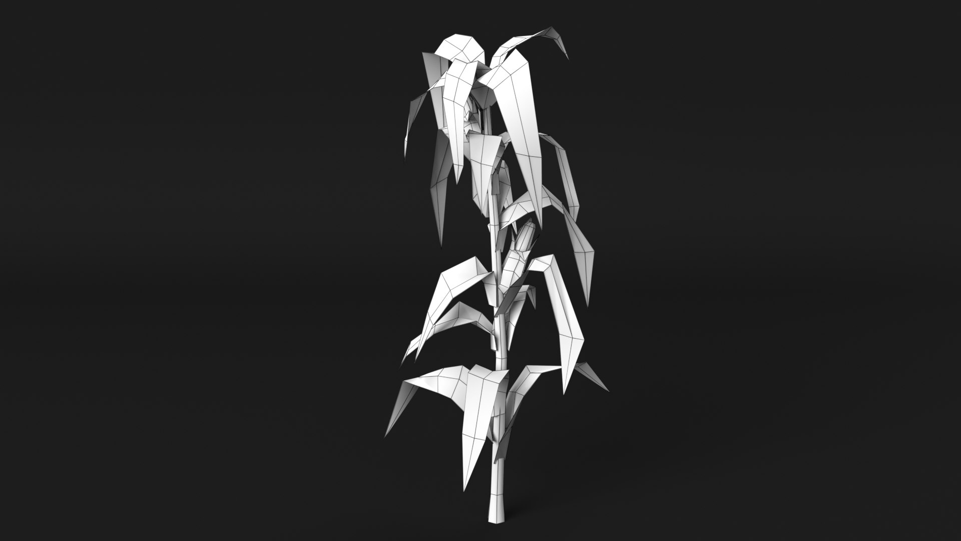 Corn Stalk 3D Model - TurboSquid 1677314
