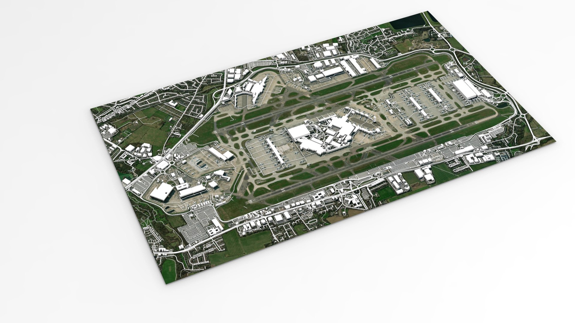 3D London Heathrow Airport Model - TurboSquid 2011490