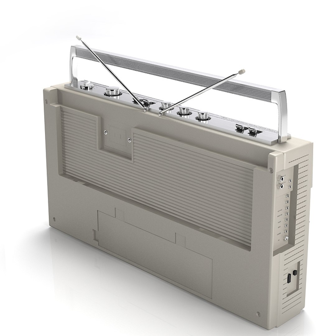 3dsmax Crown Csc-950l Boombox