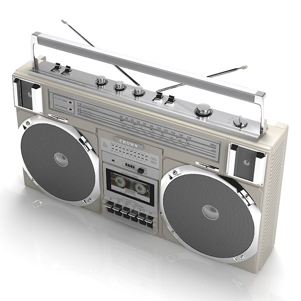 3dsmax crown csc-950l boombox