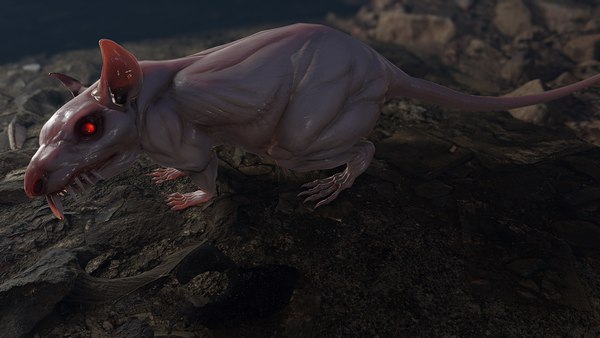 modelo 3d Rata mutante - TurboSquid 1400836