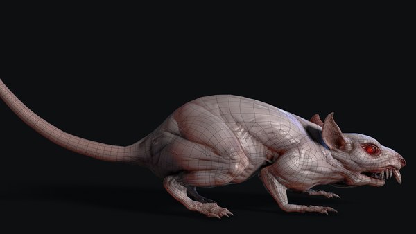 modelo 3d Rata mutante - TurboSquid 1400836