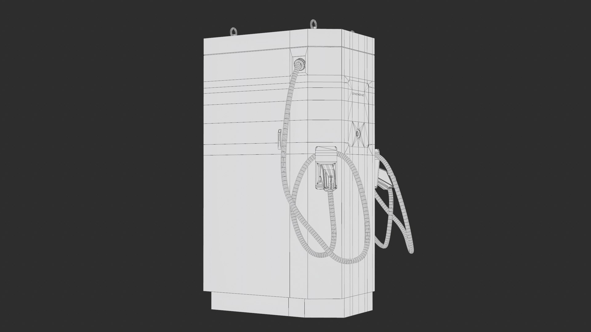 Vehicle Fast Charging Station Terminal PBR 3D - TurboSquid 2130561