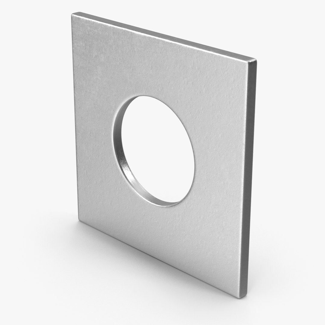 Square Washer 3D model - TurboSquid 1903696
