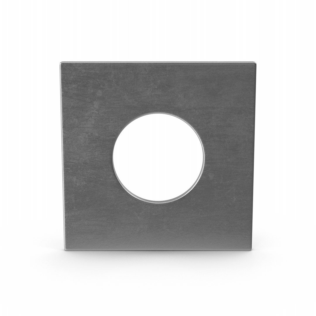 Square Washer 3D model - TurboSquid 1903696