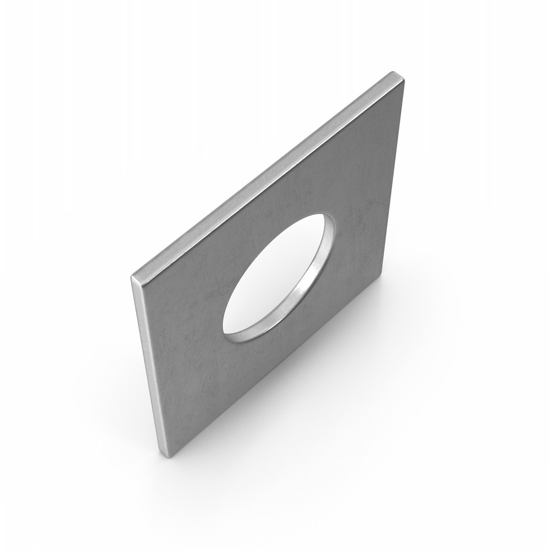 Square Washer 3D model - TurboSquid 1903696