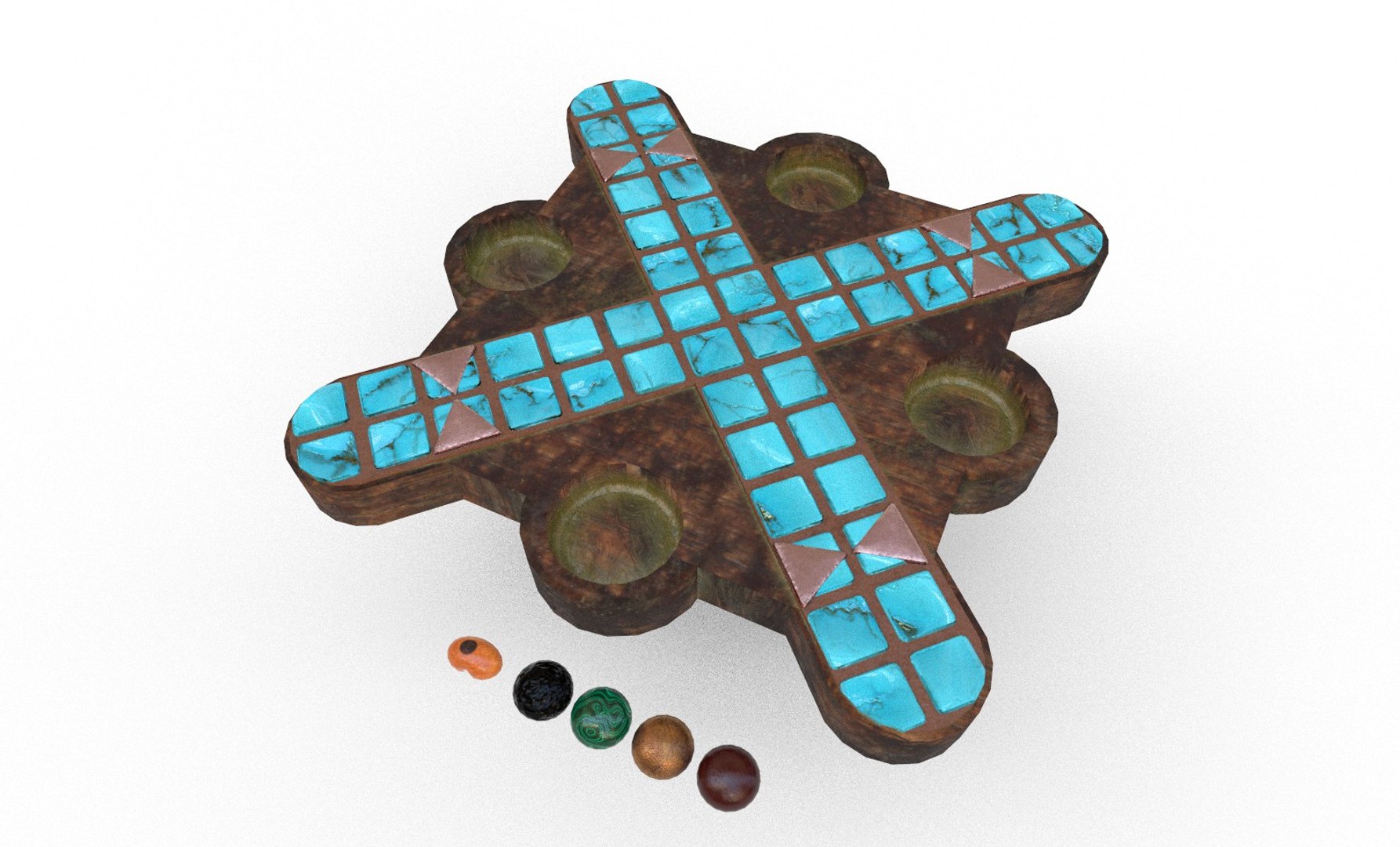 3D Patolli Games Unreal - TurboSquid 1222511