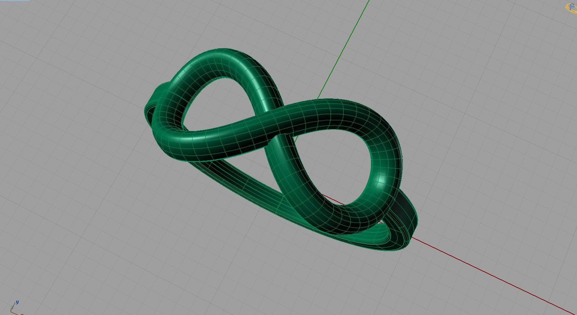 3d Model Ring Infinity
