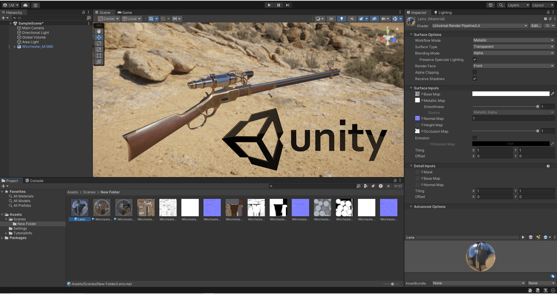 3D Winchester 1866 Sniper Rifle Model - TurboSquid 2279400