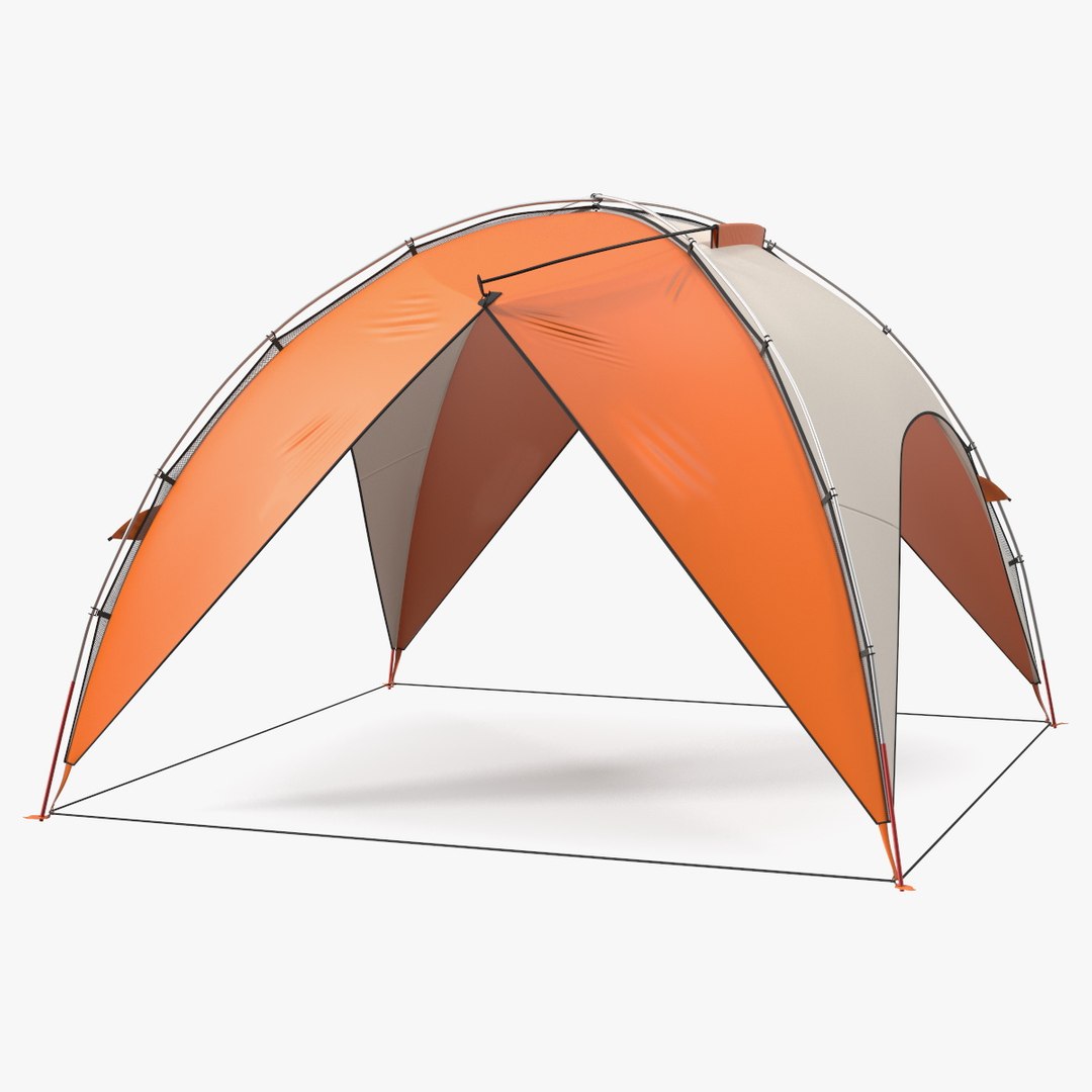 Outdoor Sun Shelter Tent 3D model - TurboSquid 2059860