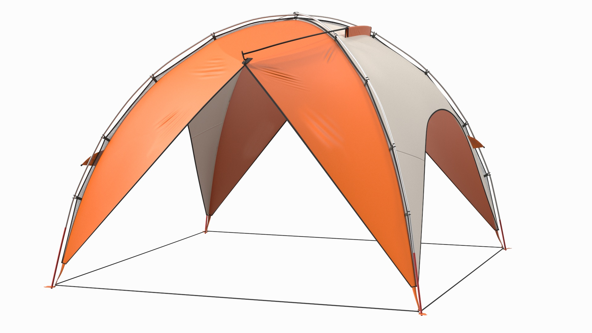 Outdoor Sun Shelter Tent 3D Model - TurboSquid 2059860