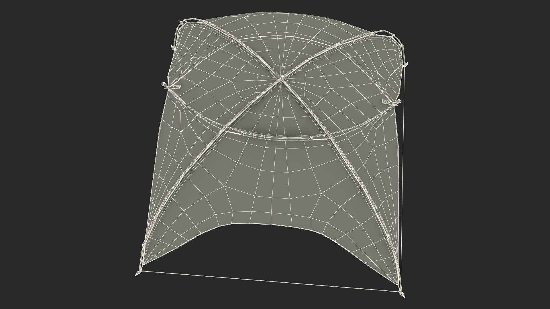 Outdoor Sun Shelter Tent 3D model - TurboSquid 2059860