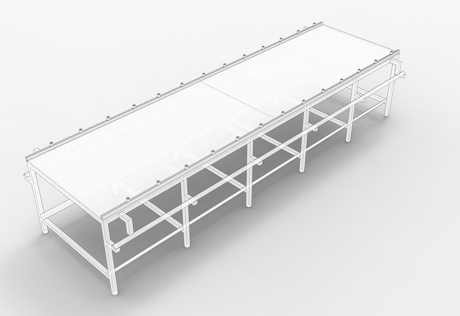 Screen Printing Table Model - TurboSquid 1917936