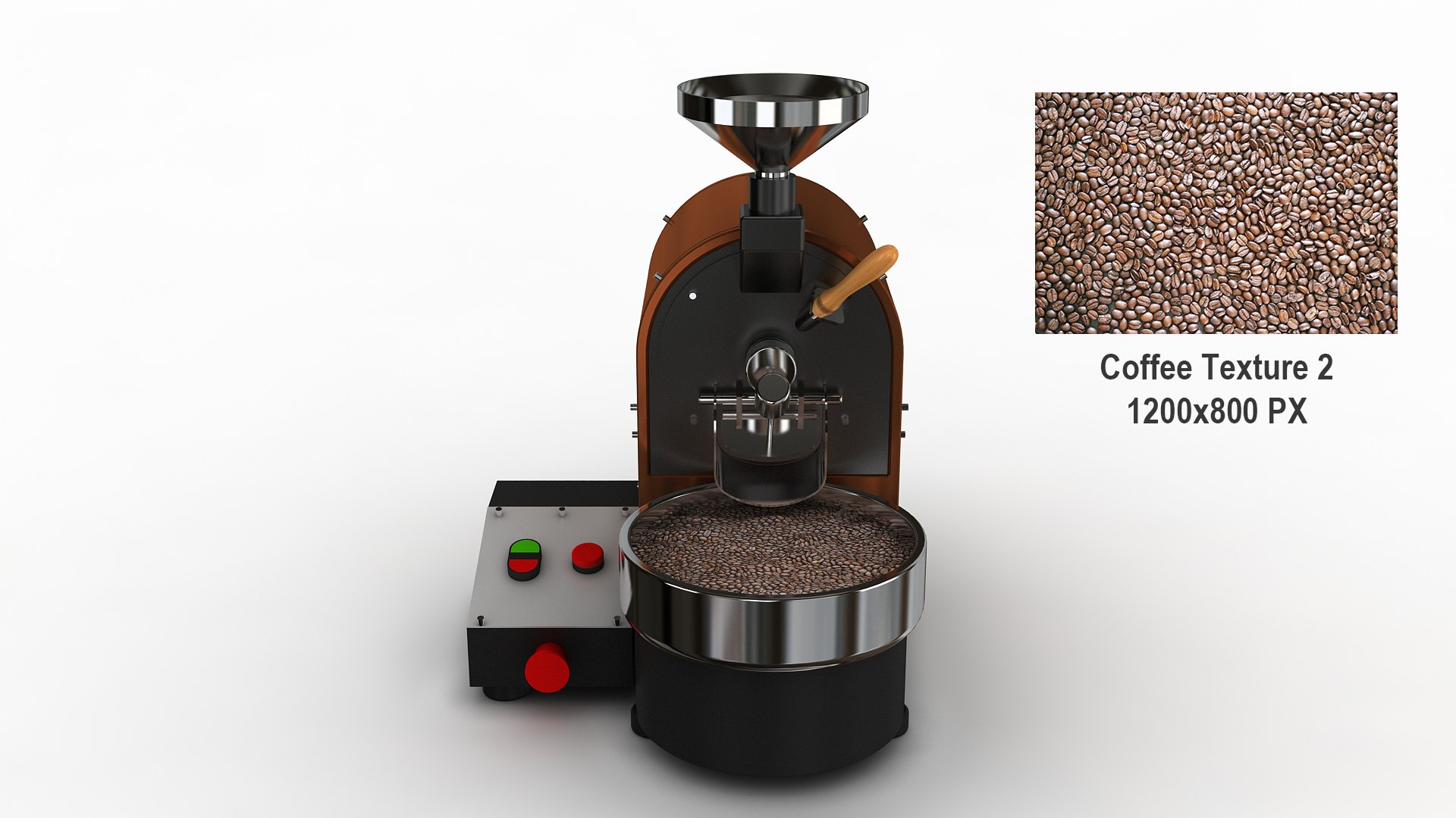 3D Coffee Roaster - TurboSquid 1584114