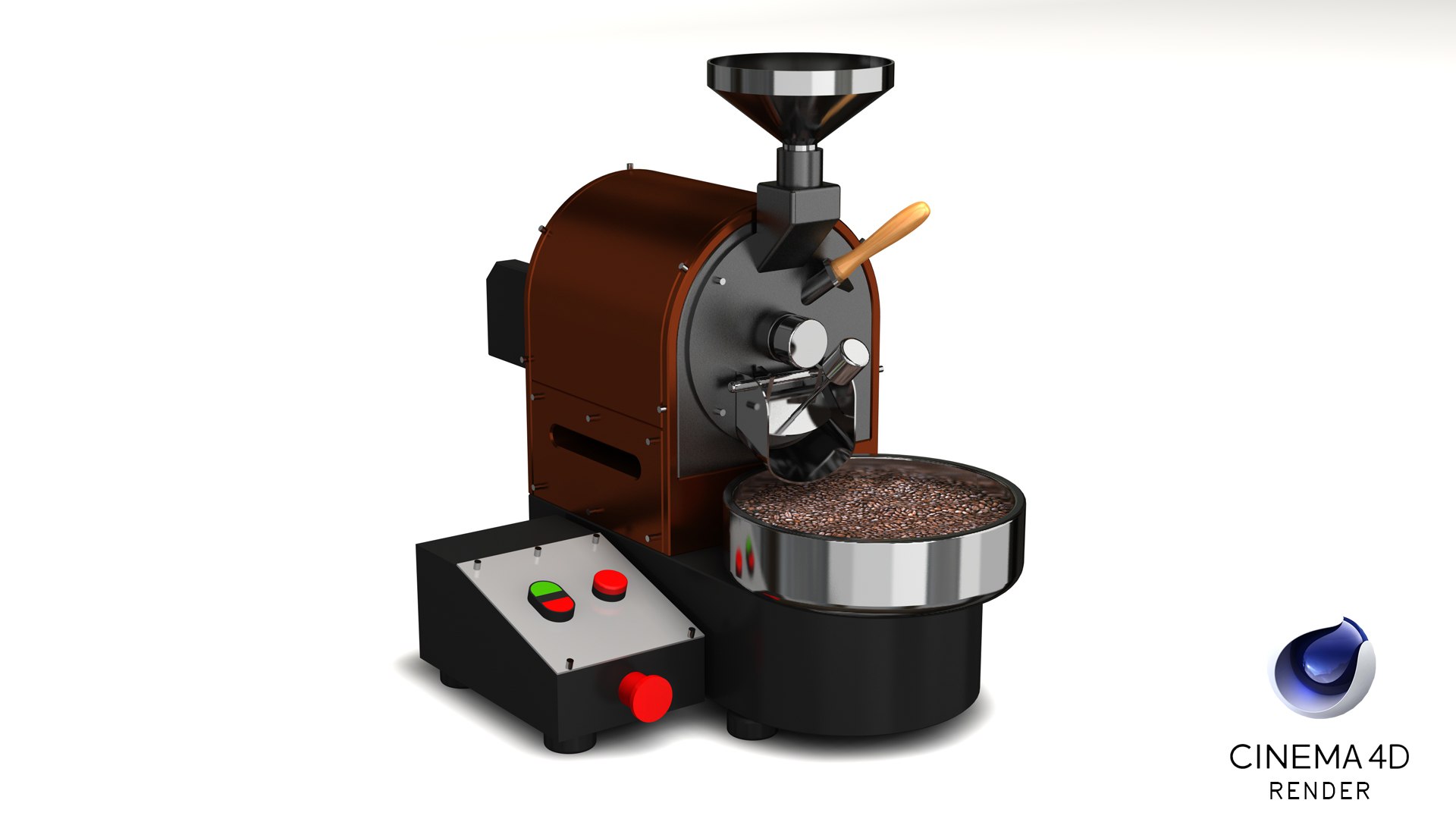 3D Coffee Roaster - TurboSquid 1584114