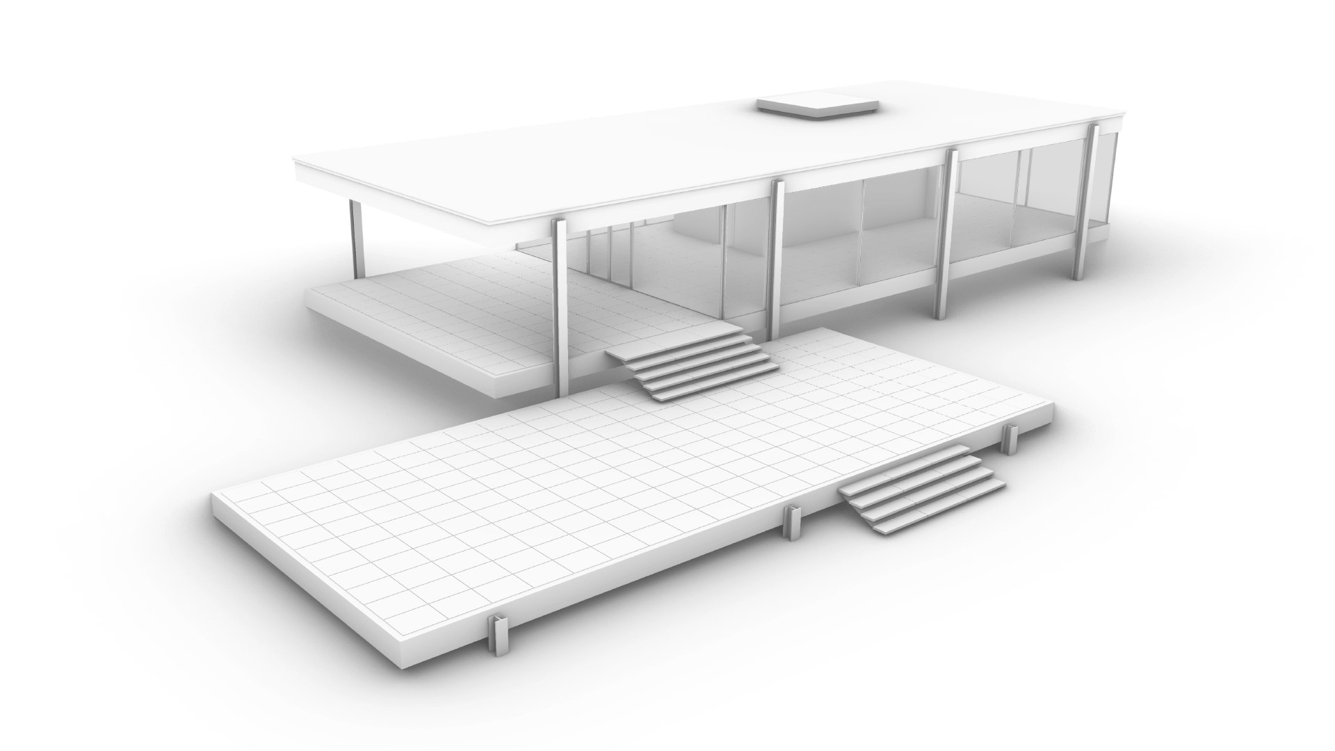 FARNSWORTH HOUSE 3D Model - TurboSquid 2114358