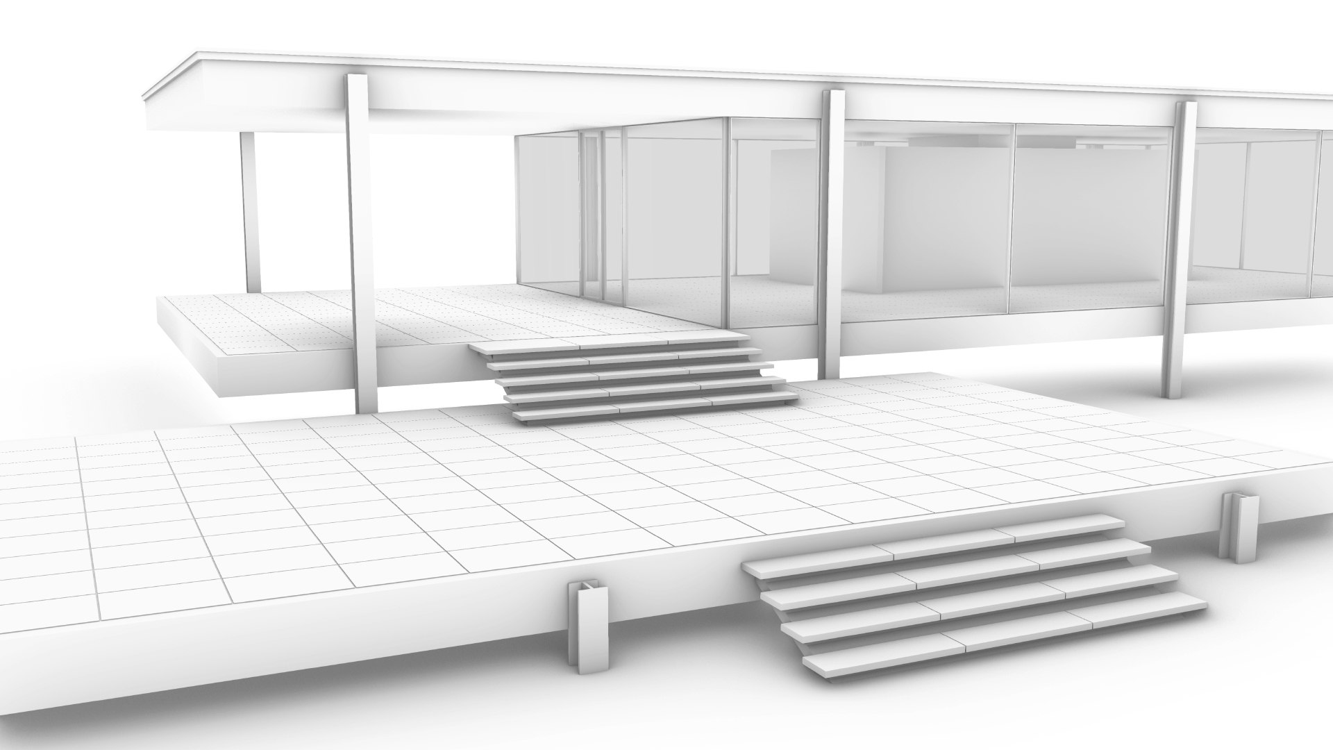 FARNSWORTH HOUSE 3D Model - TurboSquid 2114358