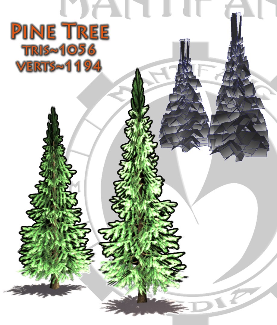 Pack Pine Tree Snow Ma