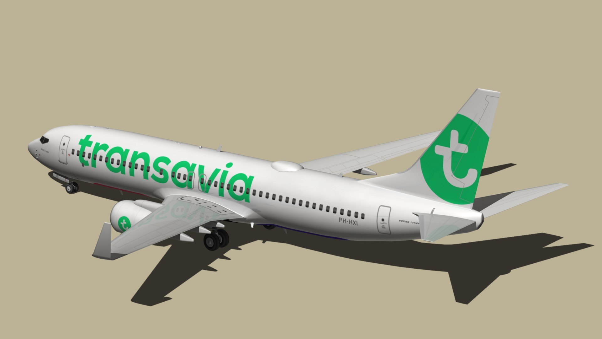 3D Boeing Transavia Model - TurboSquid 1476351