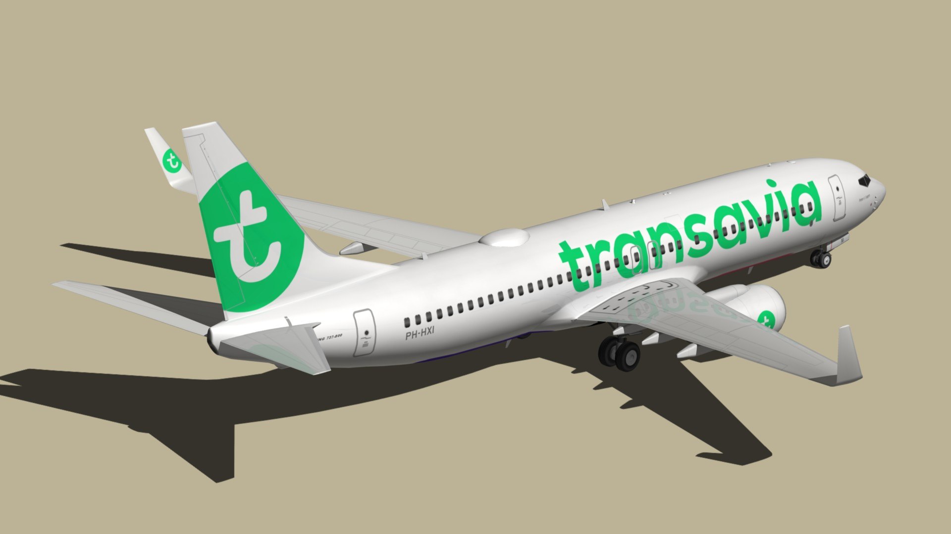 3D Boeing Transavia Model - TurboSquid 1476351