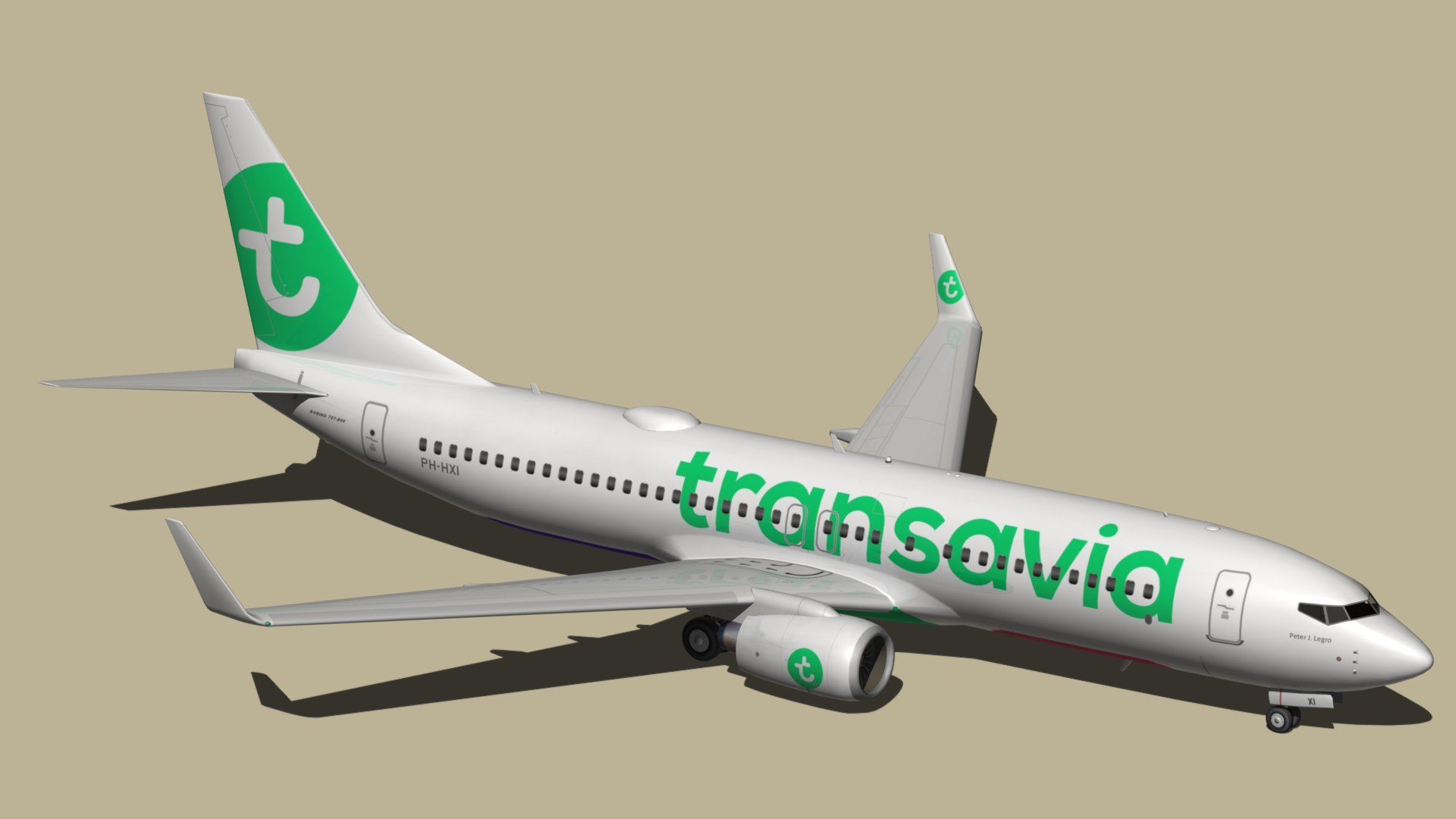 3D Boeing Transavia Model - TurboSquid 1476351