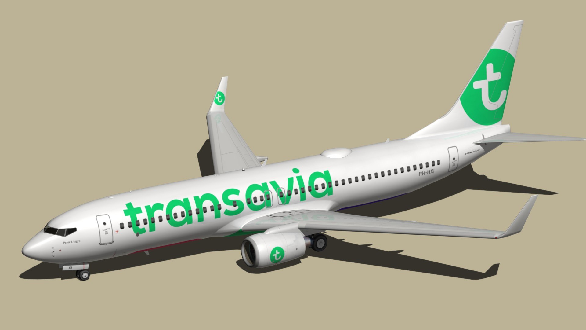 3D Boeing Transavia Model - TurboSquid 1476351