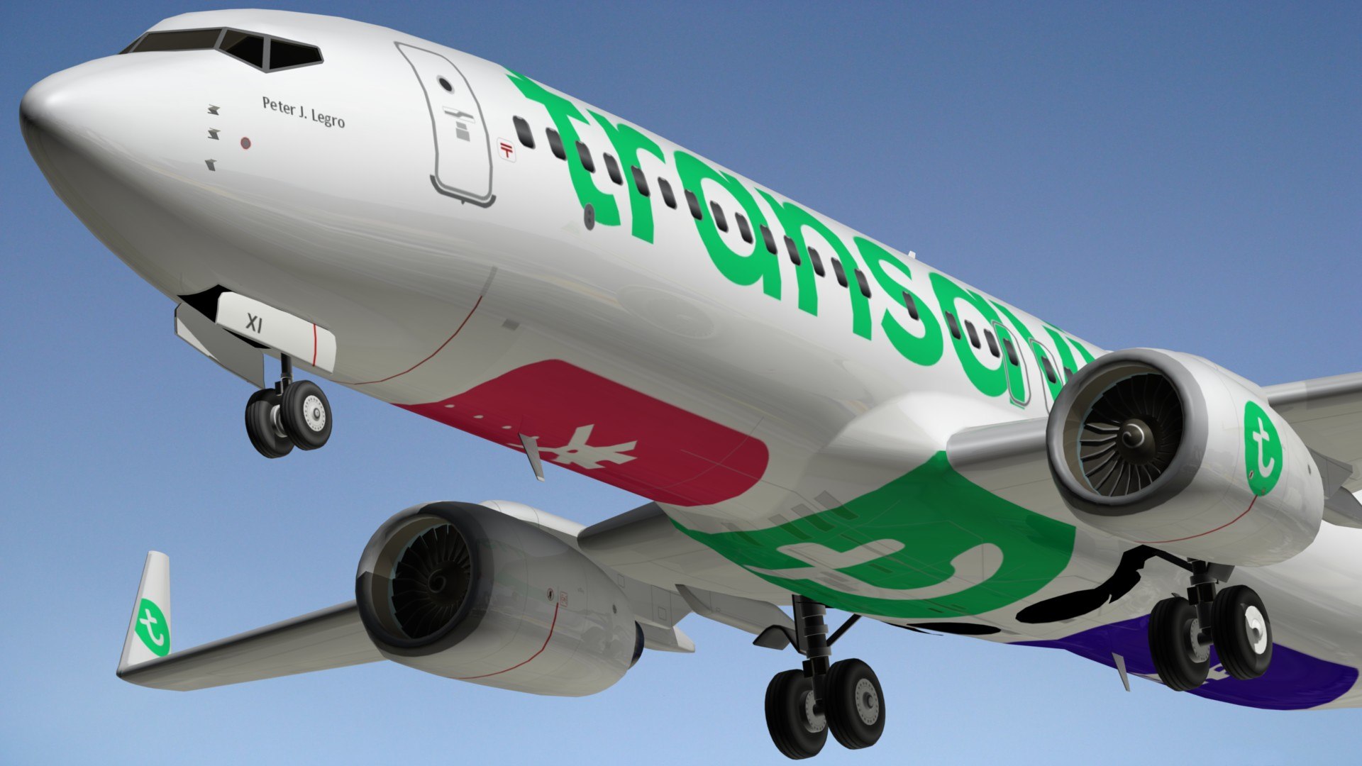 3D Boeing Transavia Model - TurboSquid 1476351