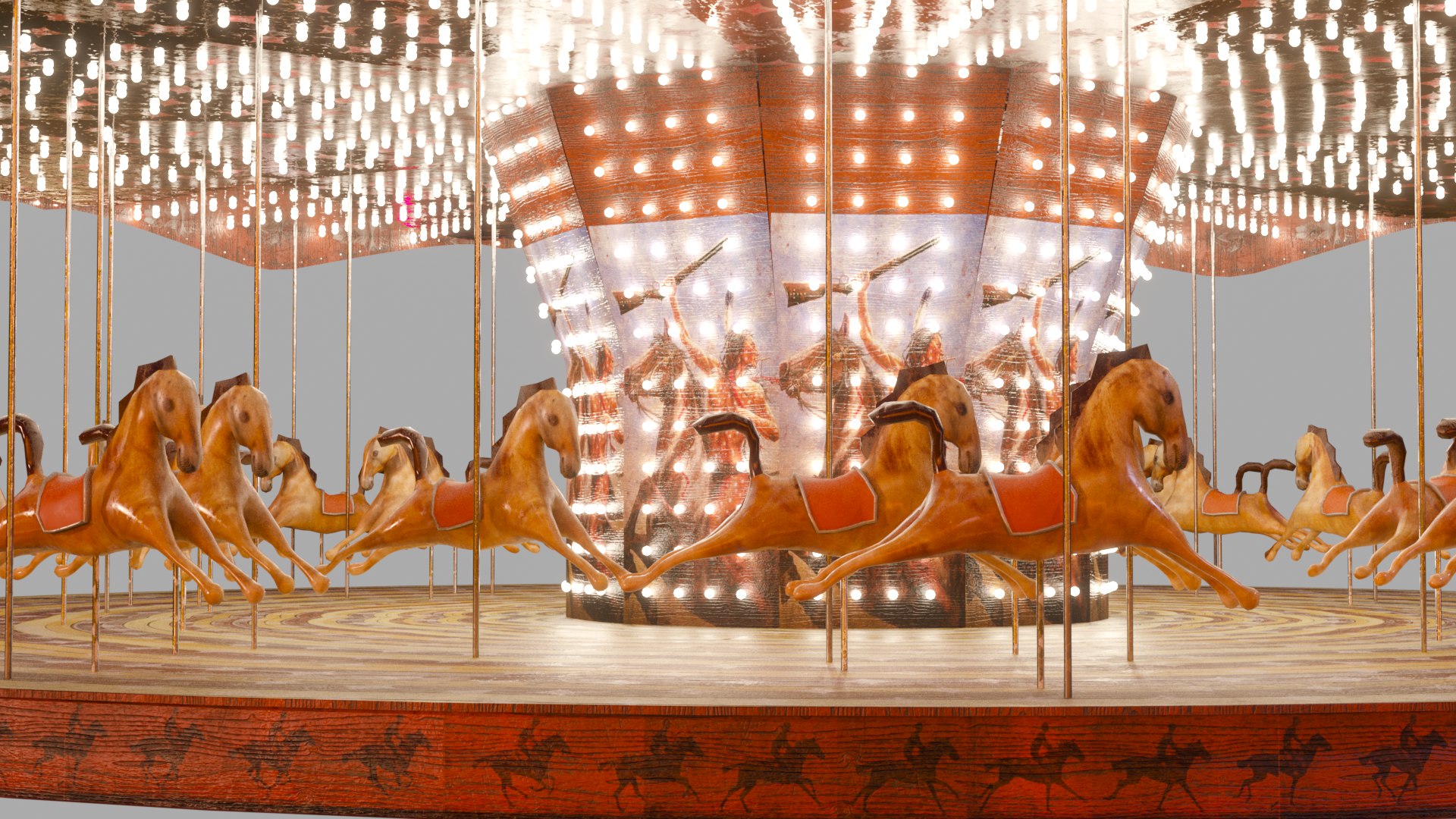 3D Carousel - TurboSquid 2178114