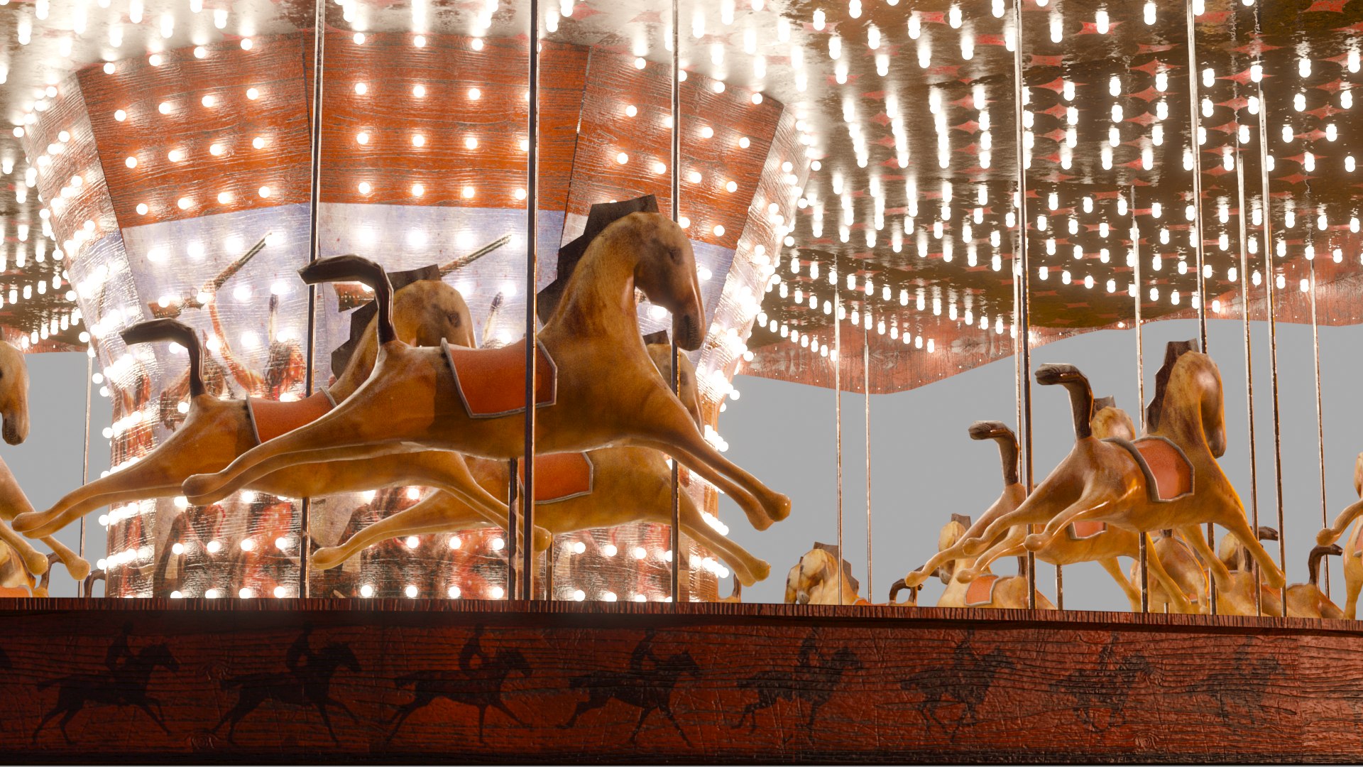 3D Carousel - TurboSquid 2178114