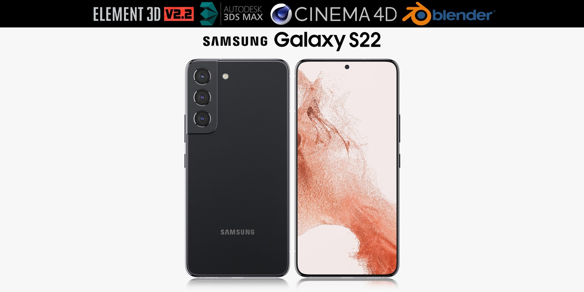 Samsung Galaxy S22 V1 3D Model - TurboSquid 1839353