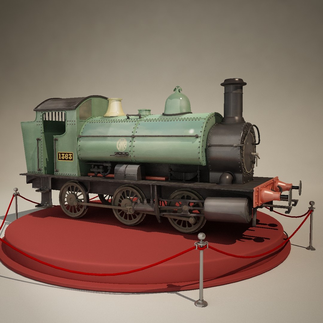 British Engine Tank 3d Max