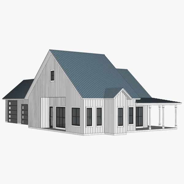 Farmhouse 3D Models for Download | TurboSquid