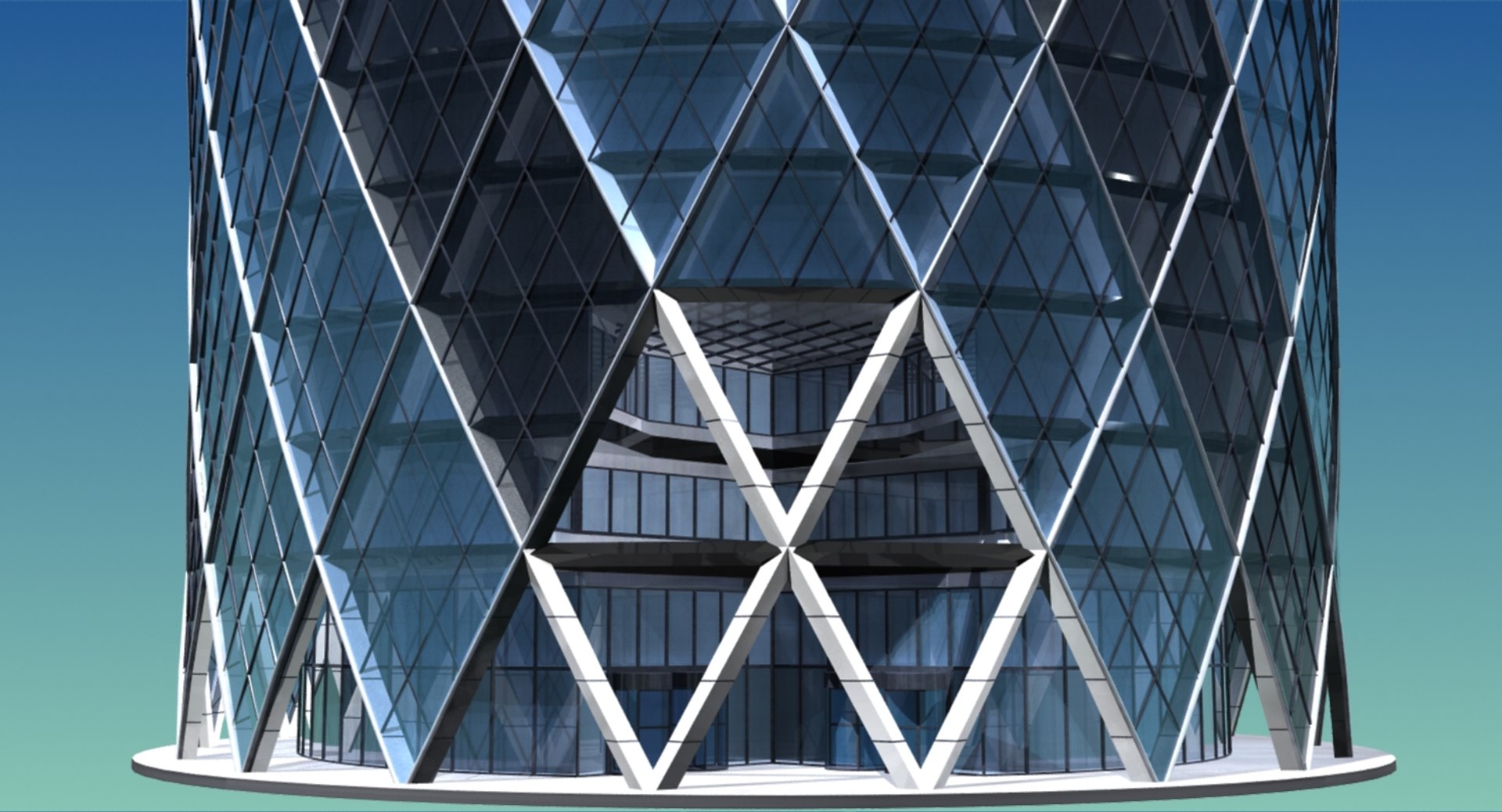 Gherkin 30 St Mary 3D Model - TurboSquid 1271947