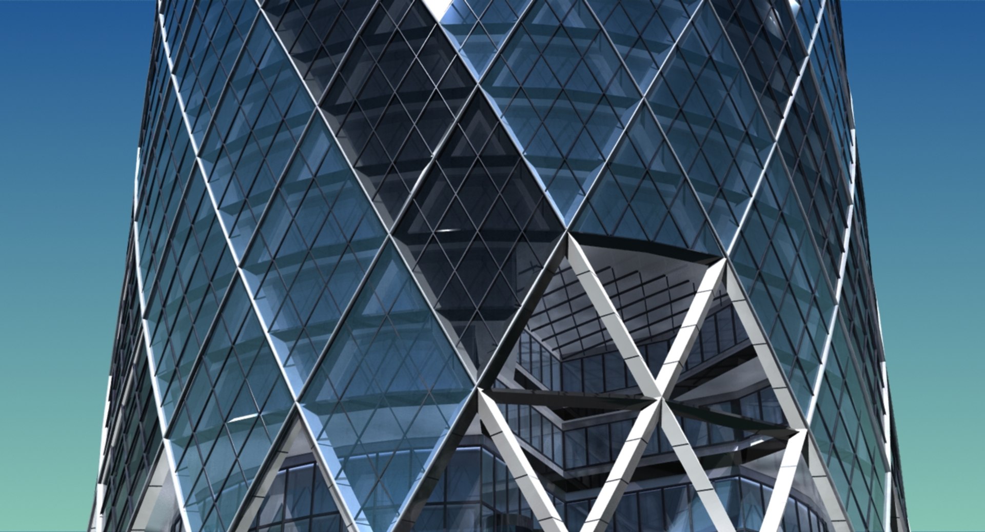 Gherkin 30 St Mary 3D Model - TurboSquid 1271947