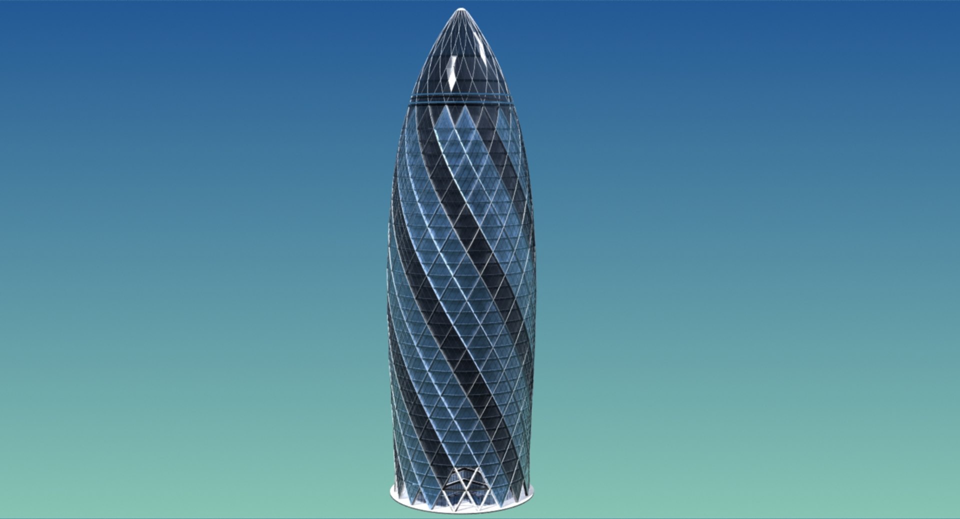 Gherkin 30 St Mary 3D Model - TurboSquid 1271947